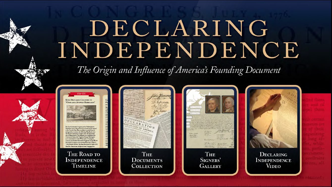 Declaring Independence, Interactive Exhibit – Gibson Design Associates